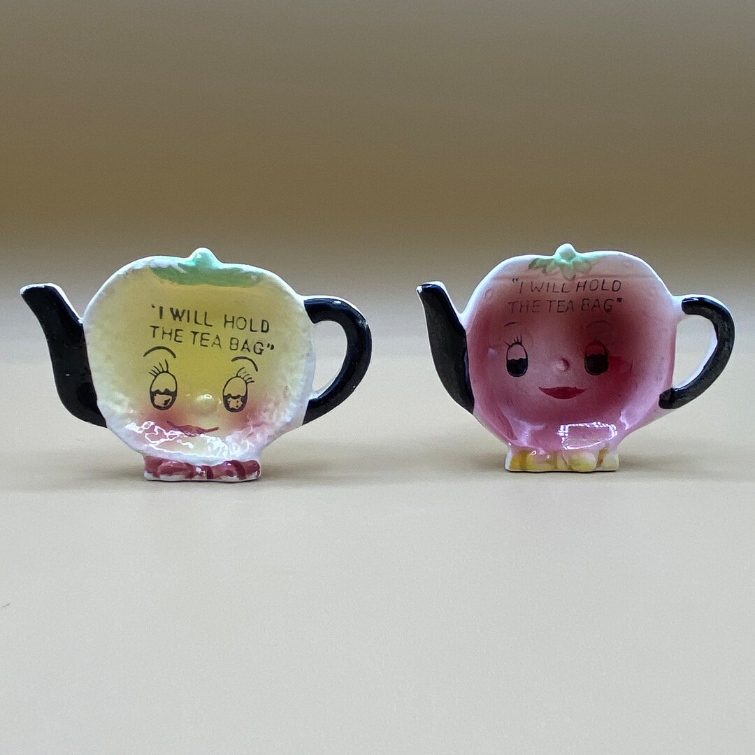 Vintage Tea Bag Holders Pair of Them Made in Japan - Etsy