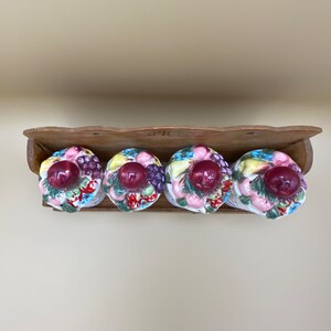 Tilso Hand-painted Japan Seasoning Shakers With Wooden Rack - Etsy