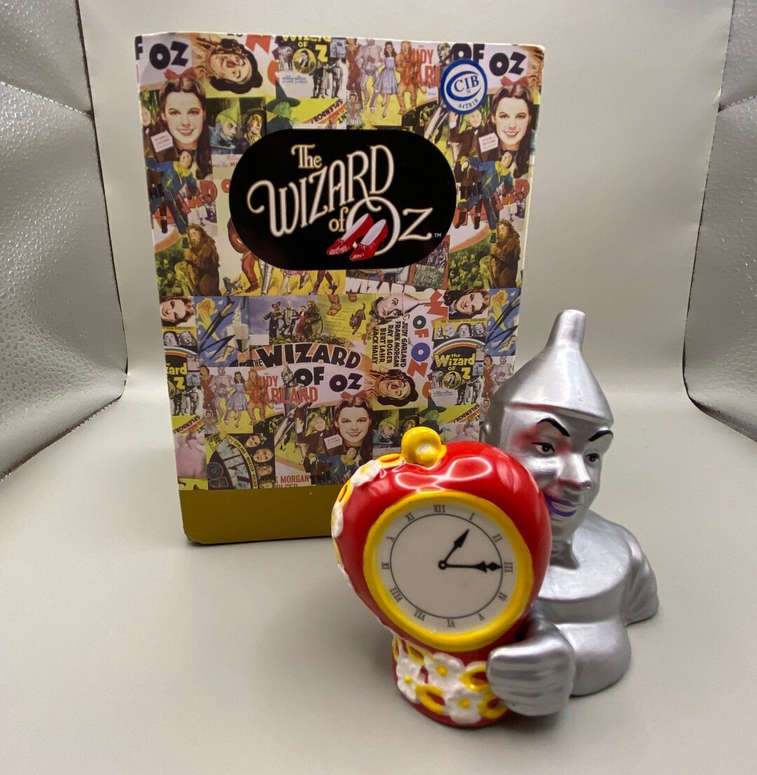 The Wizard of OZ the Tin Man and the Heart Clock Salt and Pepper ...