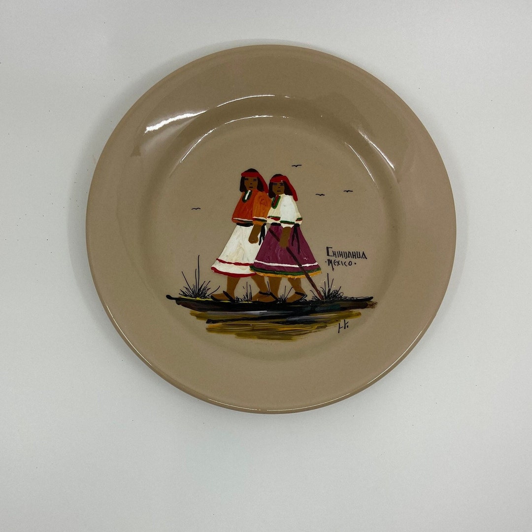 Anfora Plate Handpainted and Signed, Souvenir Chihuahua Mexico (choice ...