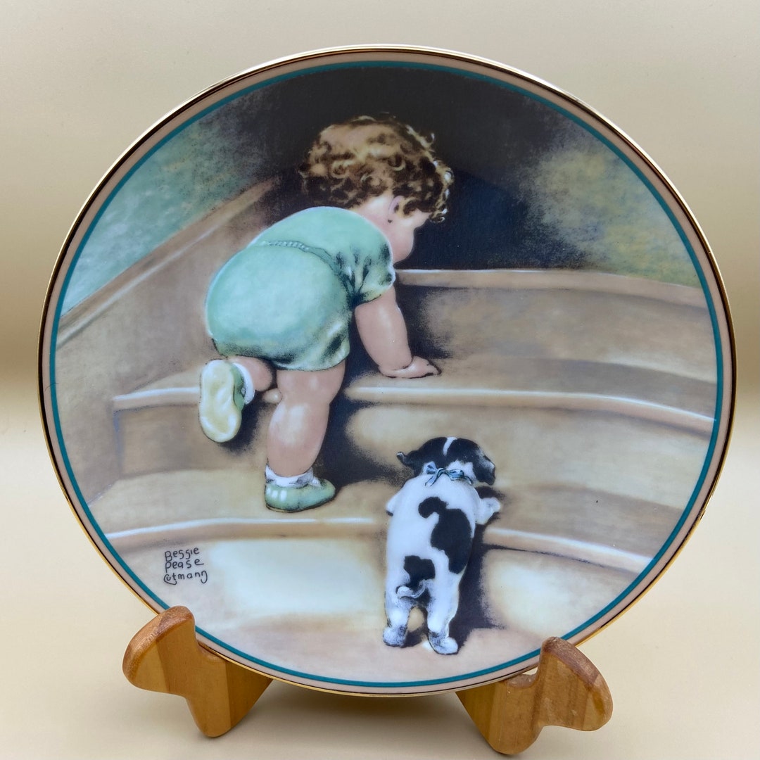 Bessie Pease Gutmann A CHILD'S BEST FRIEND Collector's Plate on the ...
