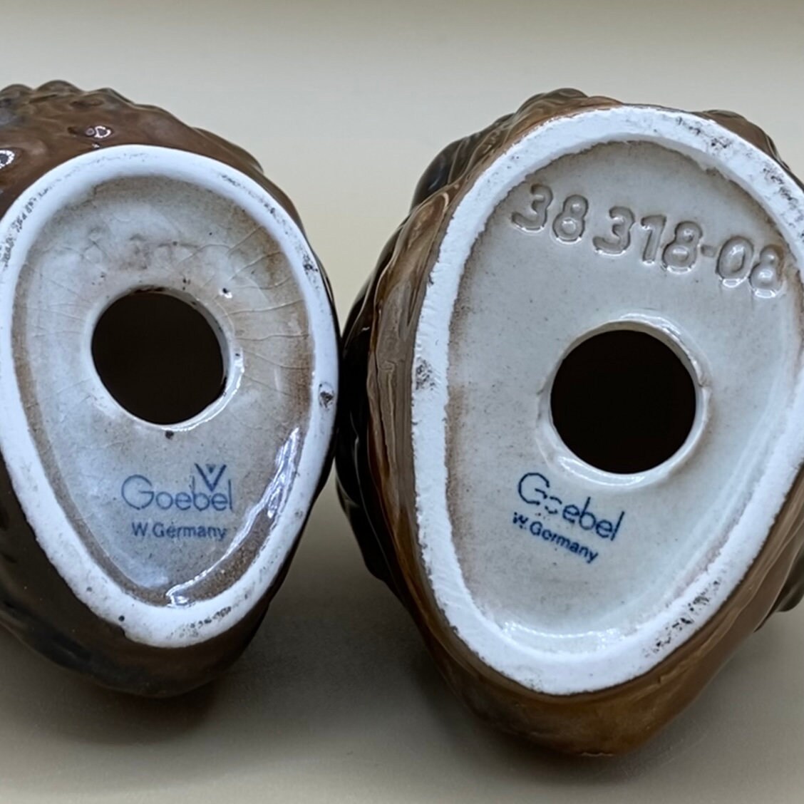 Vintage Goebel Two Screech Owl Porcelain Figurines West - Etsy