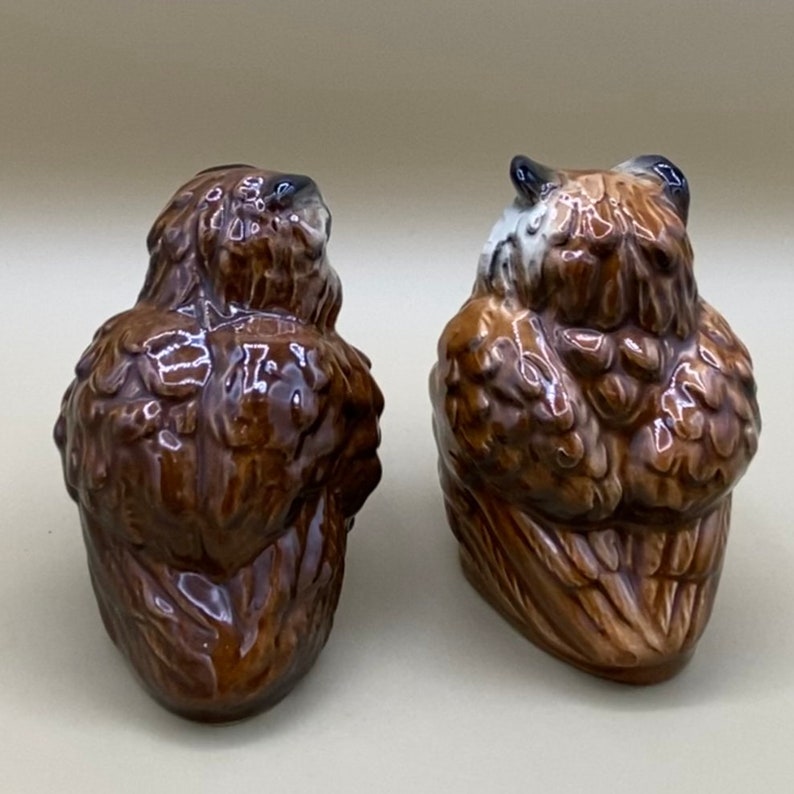 Vintage Goebel Two Screech Owl Porcelain Figurines West - Etsy