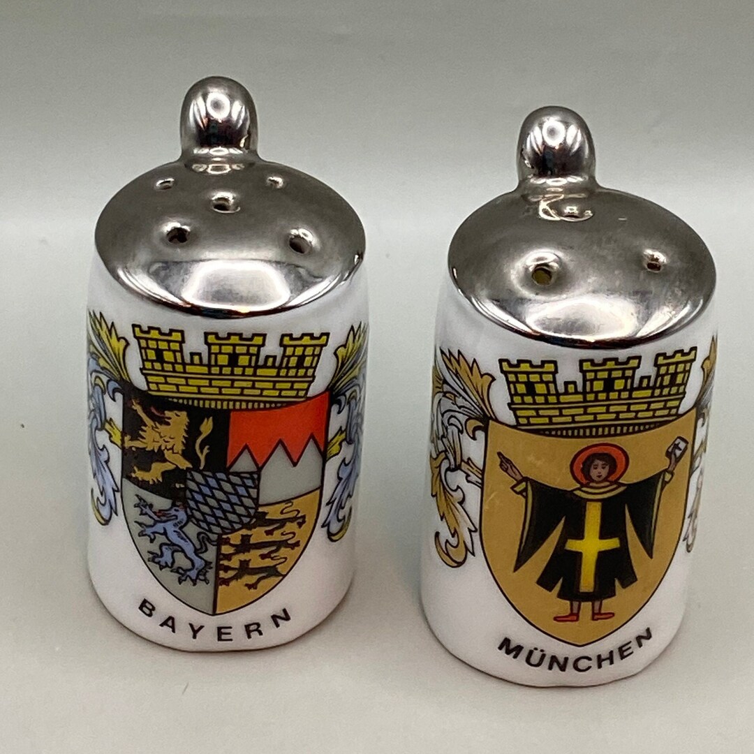 Vintage Mini Beer Stein Salt and Pepper Shaker Set - Etsy