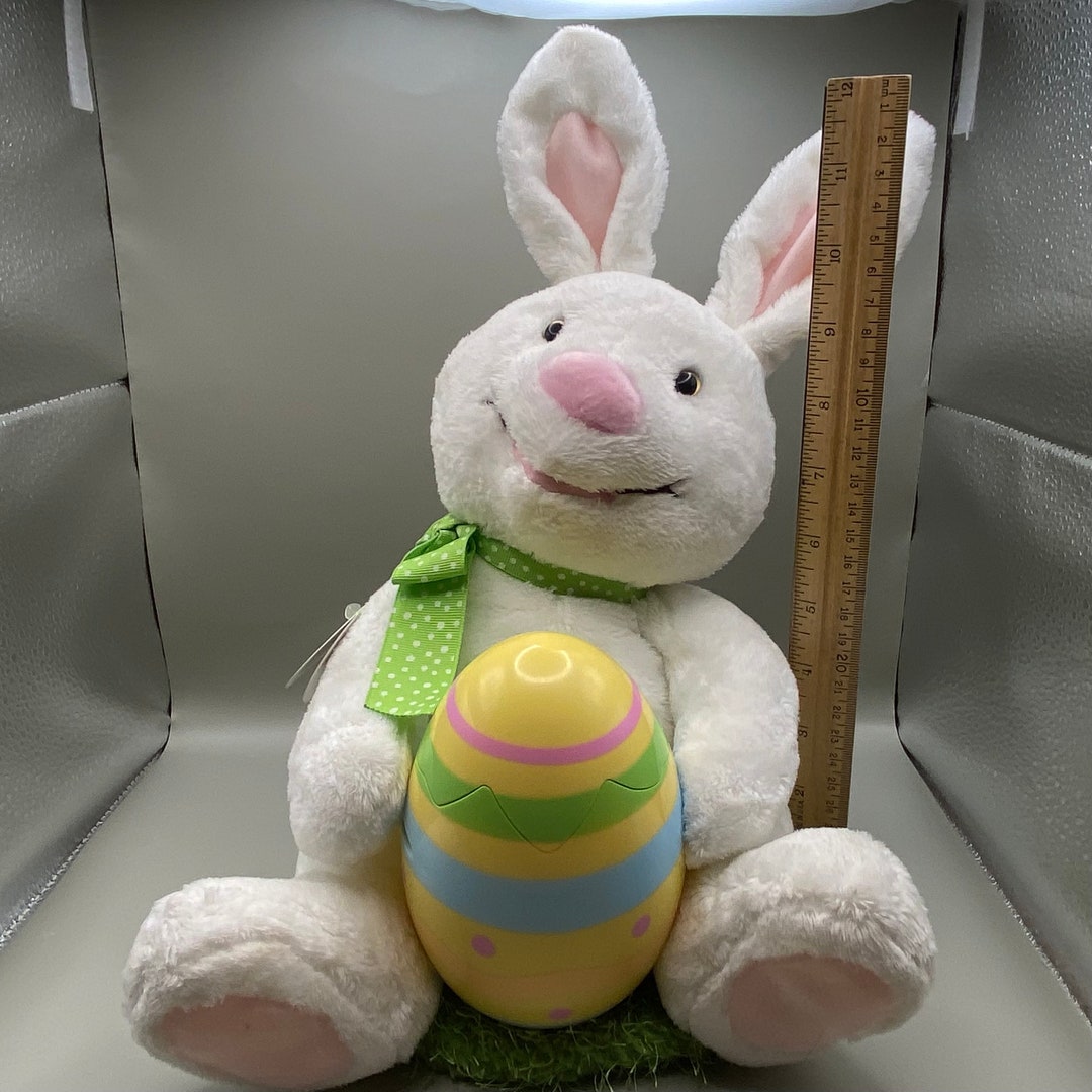 Hallmark Rockin Rabbit Musical Moving Easter Bunny With Chick in Egg ...