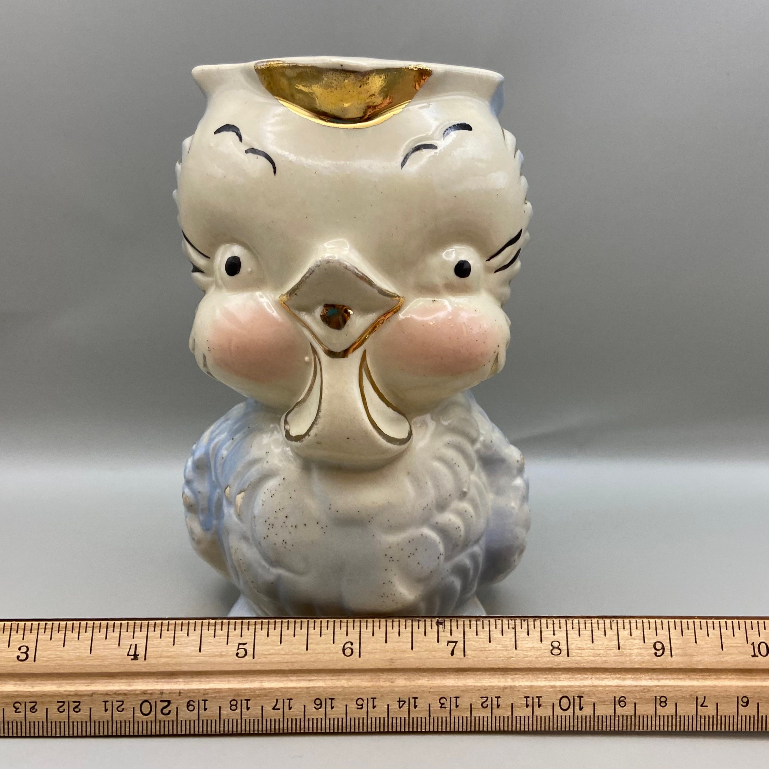 Vintage Shawnee Pottery Ceramic Blue Bird Milk Pitcher Creamer 1950's ...