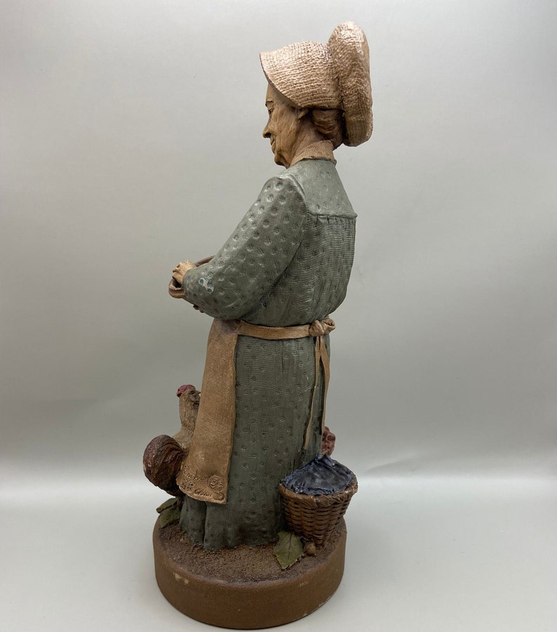 Minnie, Feeding Her Chickens, Tom Clark Gnomes, Cairn Studio - Etsy