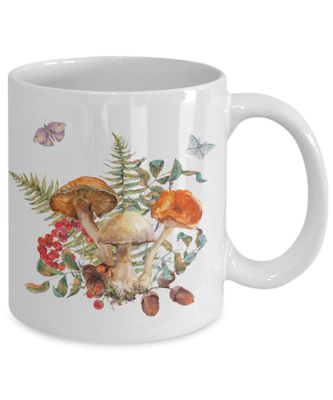Cottagecore Mug, Cottagecore Aesthetic Mug, Cottagecore Mushrooms ...