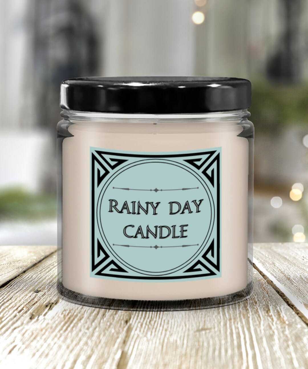 Rainy Day Candle, Rain Candle, Rainy Day, Rain, Vintage Style Candle ...