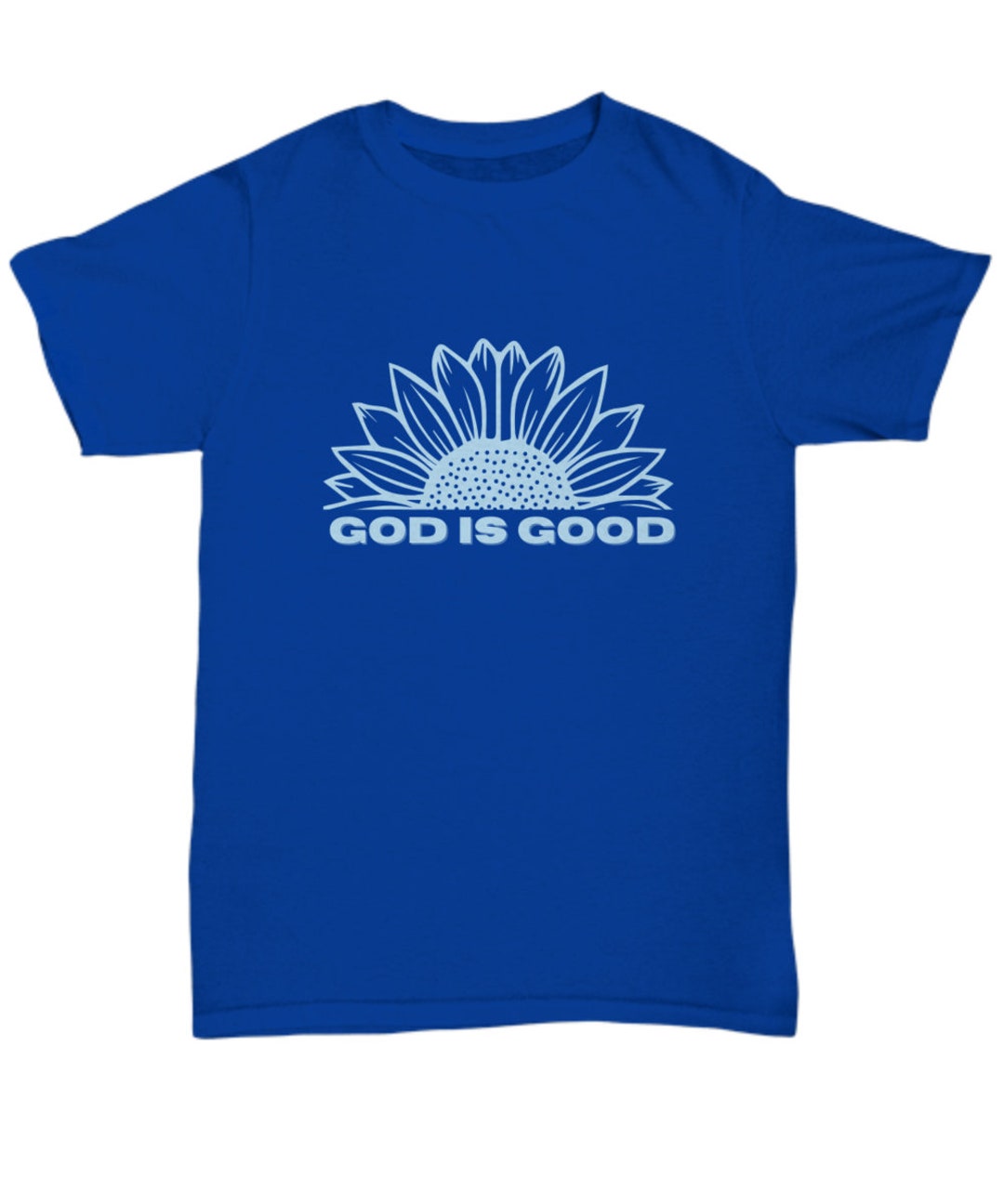 God is Good Half Flower Tee, God is Good Tee, Faith Tee, Fatih Tshirt ...