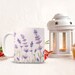 Lavender Mug, Lavender Wrap Mug, Lavender Decor, Lavender - Etsy