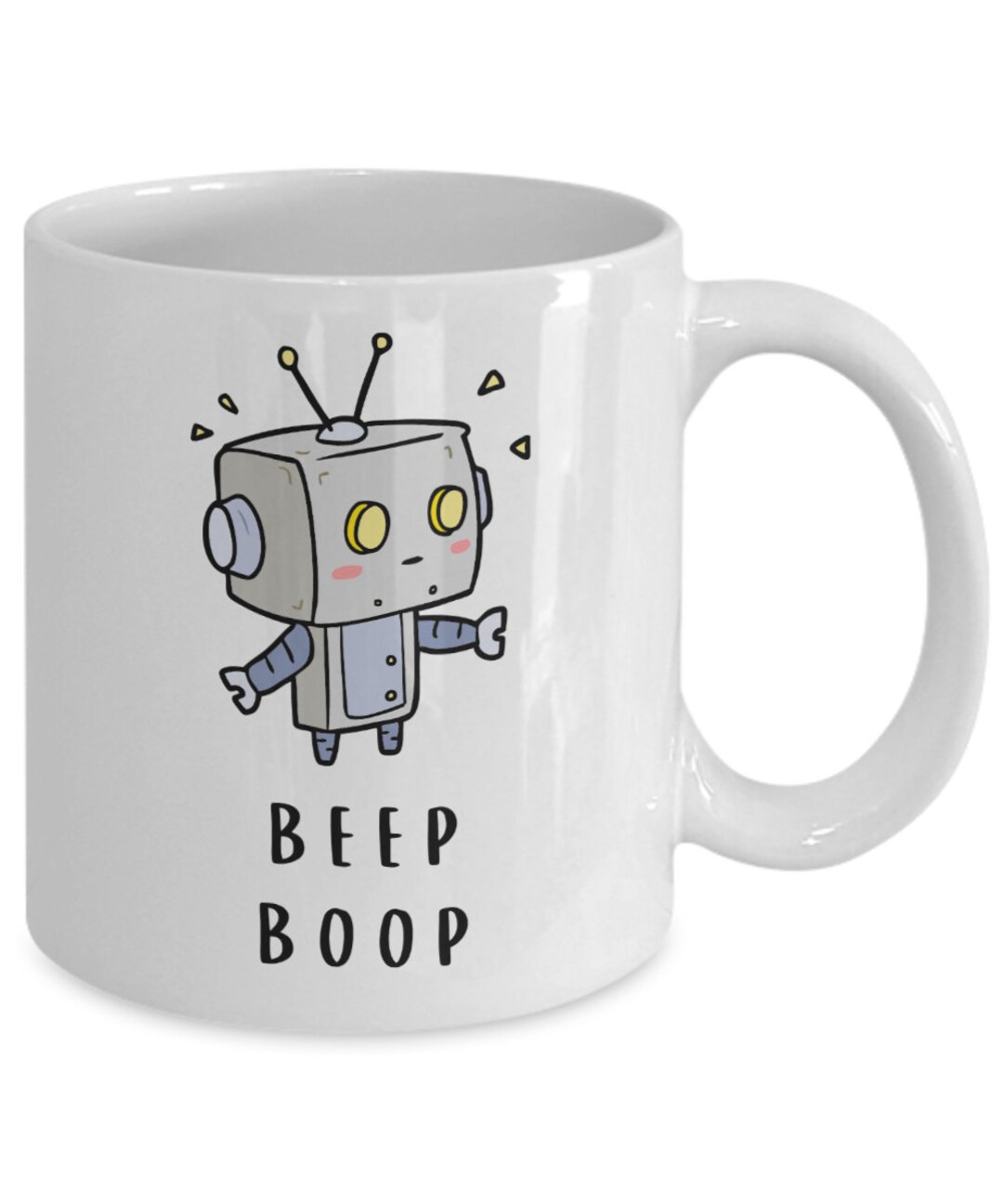 Robot Coffee Mug, Cute Robot Mug, Funny Coffee Mug, Cute Gifts for ...
