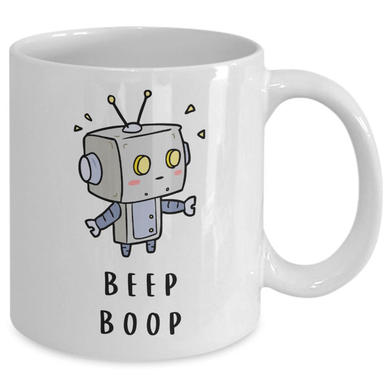Robot Mug - Etsy