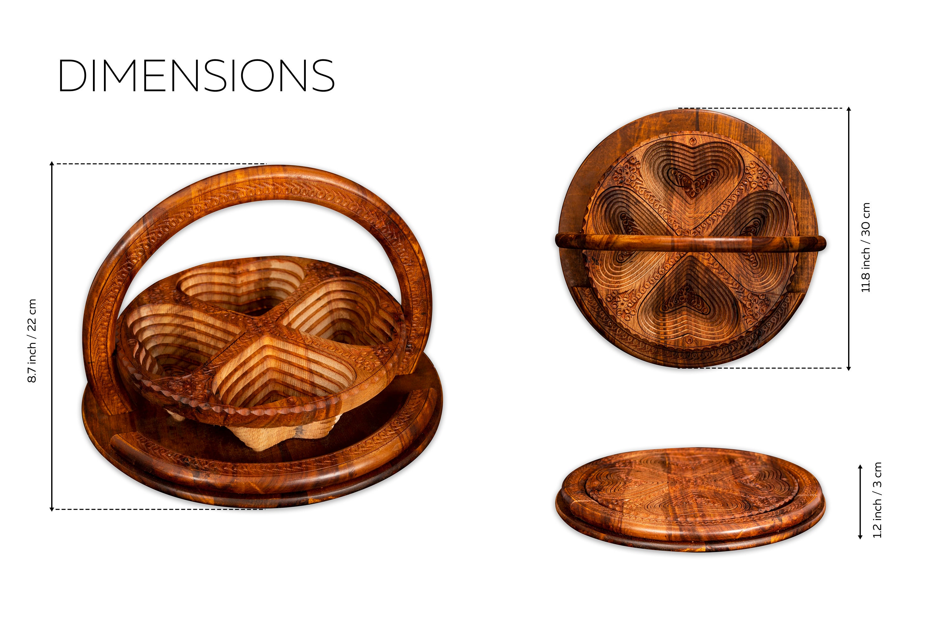 Personalized Wooden Serving Tray Custom Engraved Bowl - Etsy