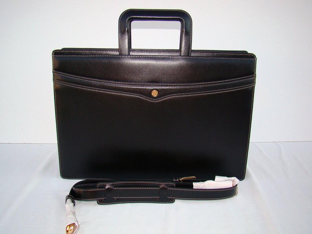 Goldpfeil Passau Luxury Briefcase, Brand New, Vintage, Leather, Strap ...