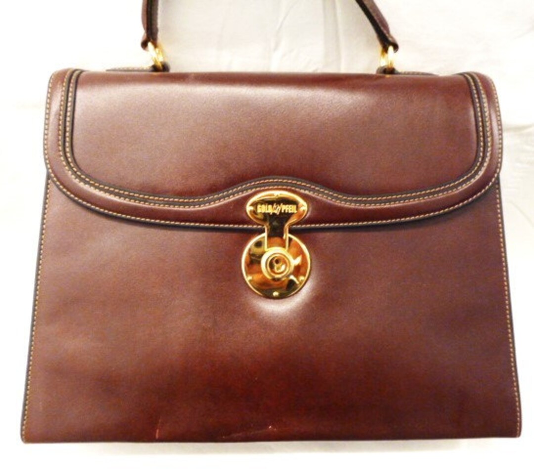 Goldpfeil Kleve German Handbag NEW, New Luxury, Vintage, Leather Top ...