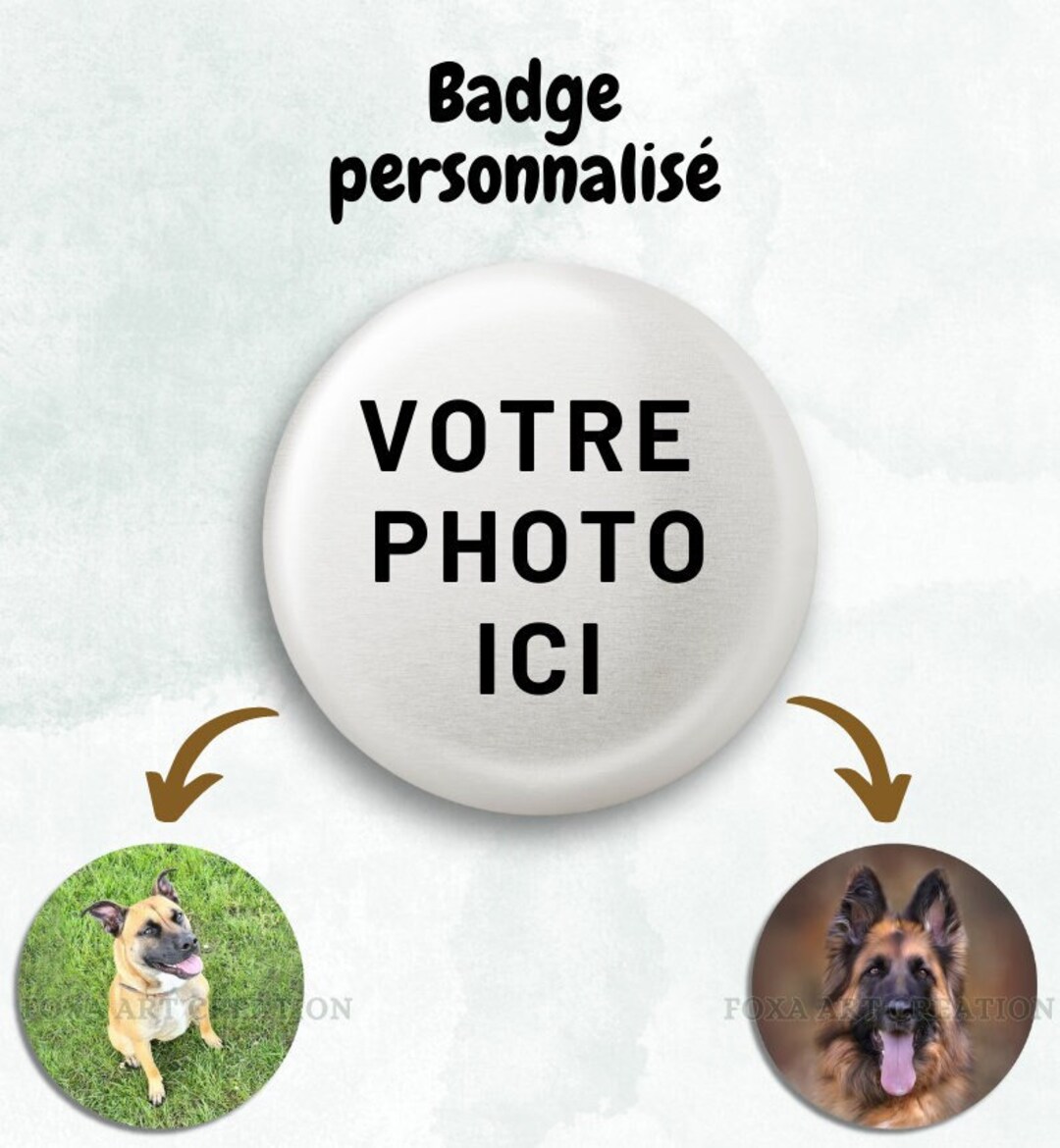 Personalized Round Pin Badge With Photo Bottle Opener - Etsy