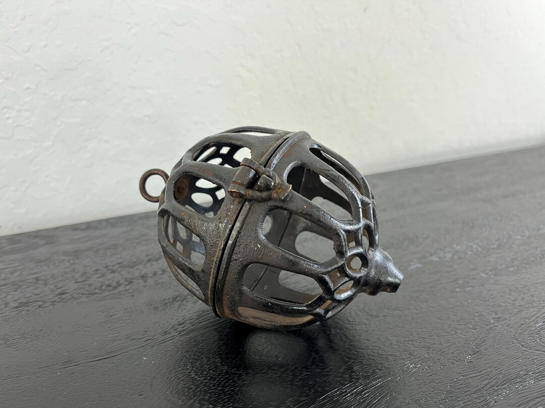 Antique Cast Iron Twine Holder Vintage General Store String Cage Early ...