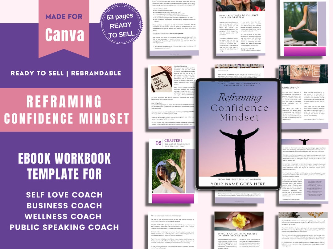 Reframing Confidence Mindset, Done for You Ebook & PLR Guide for ...