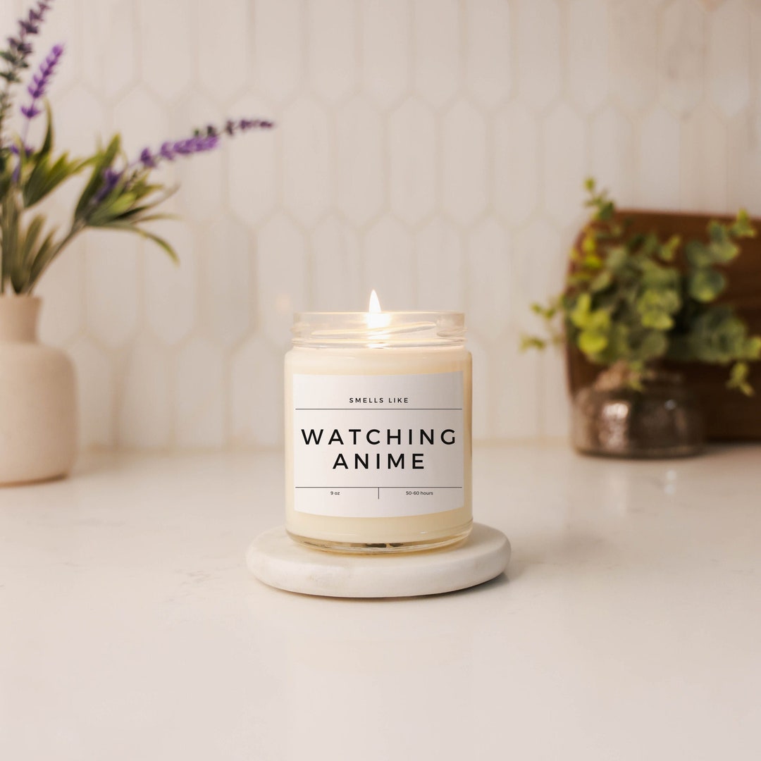Anime Gift Candle Gamer Girl Gift for Anime Lover Gift Decor Candle ...