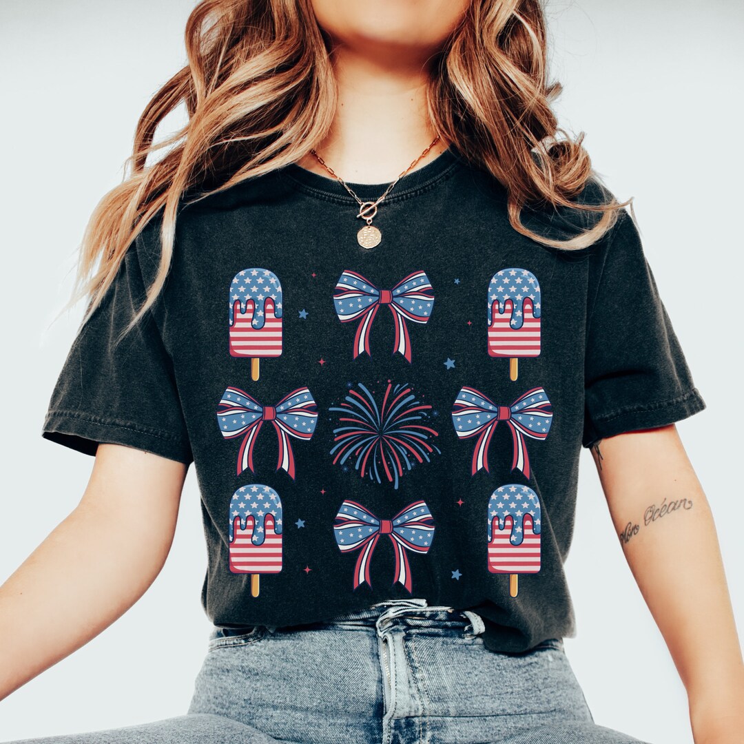 Forth of July Shirts for Summer Tees Fourth of July Shirt Coquette ...