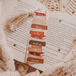 Book Lover Gift Set - Book Sleeve + Bookmark - Etsy