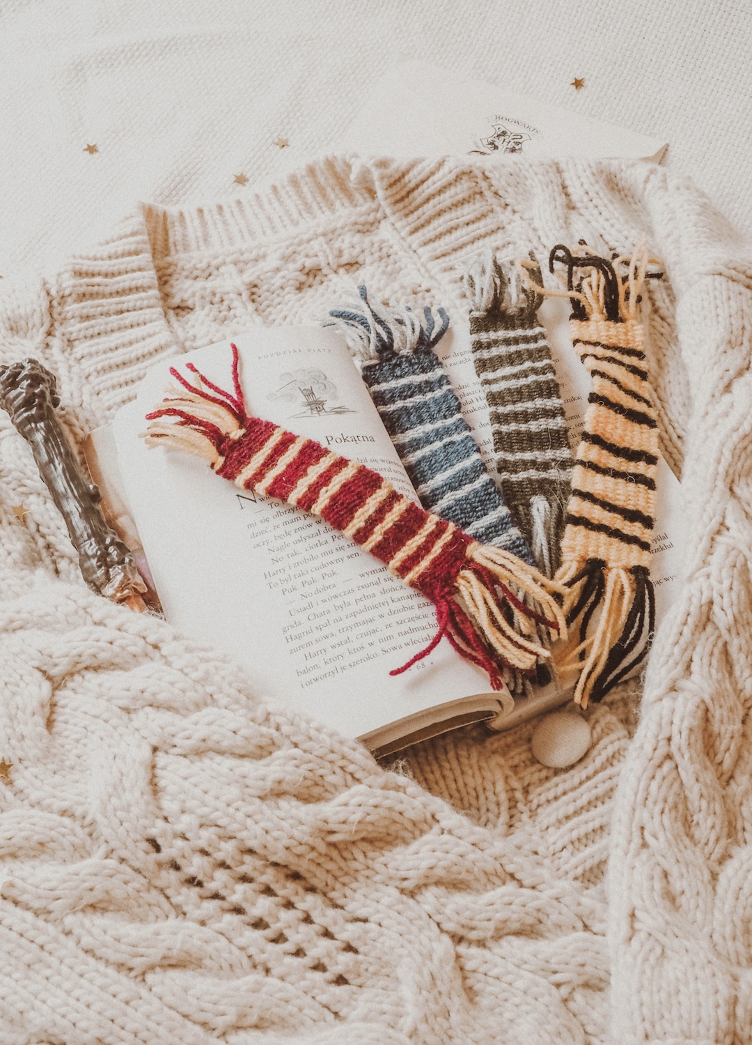 Wool Wizards Scarf Handmade Bookmark - Etsy Canada