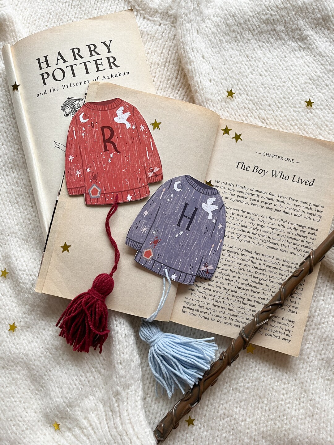 Wizards Sweater - Handmade Bookmark - Etsy