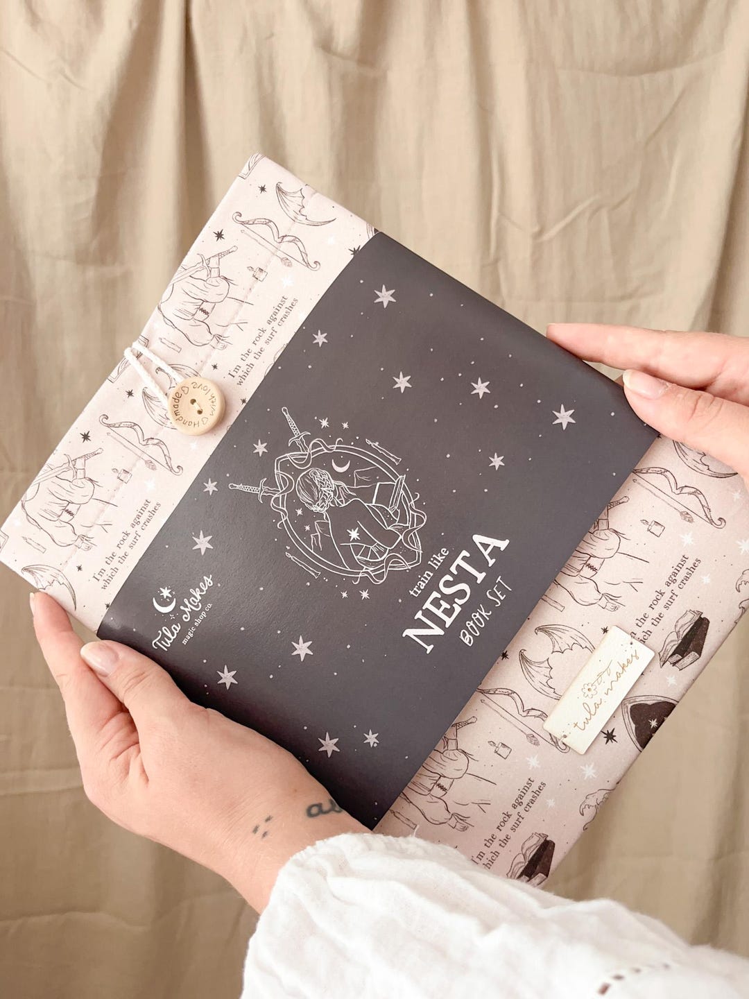 Nesta valkyrie Gift Set Book Sleeve Bookmark - Etsy