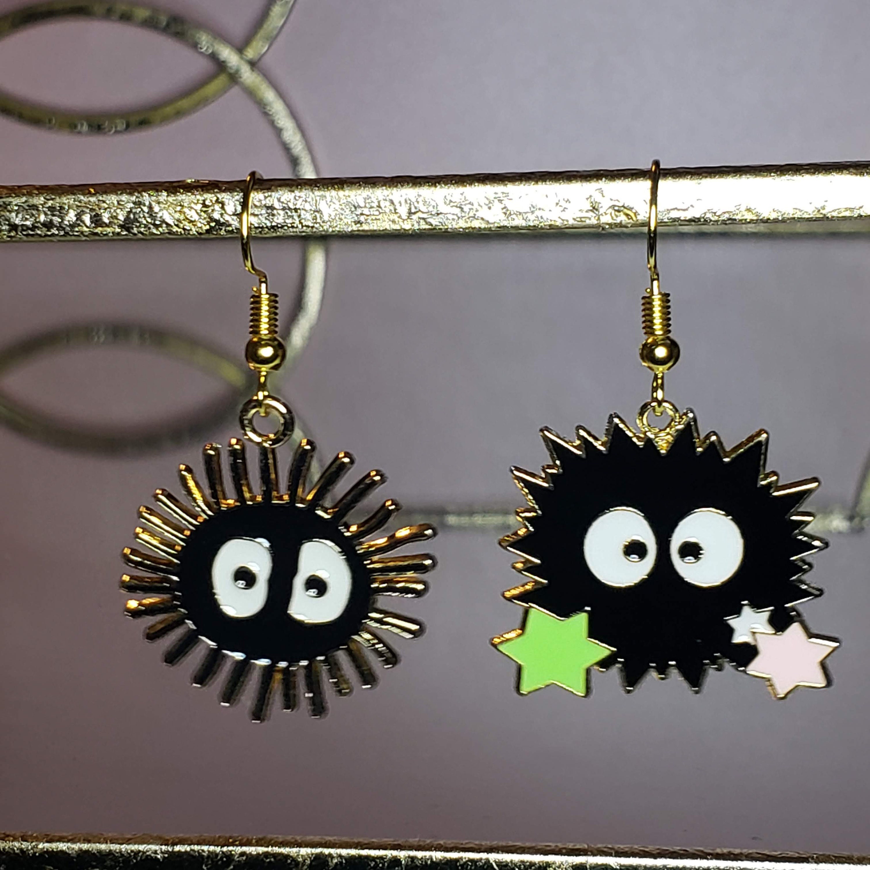 Anime Soot Sprites Earrings - Etsy