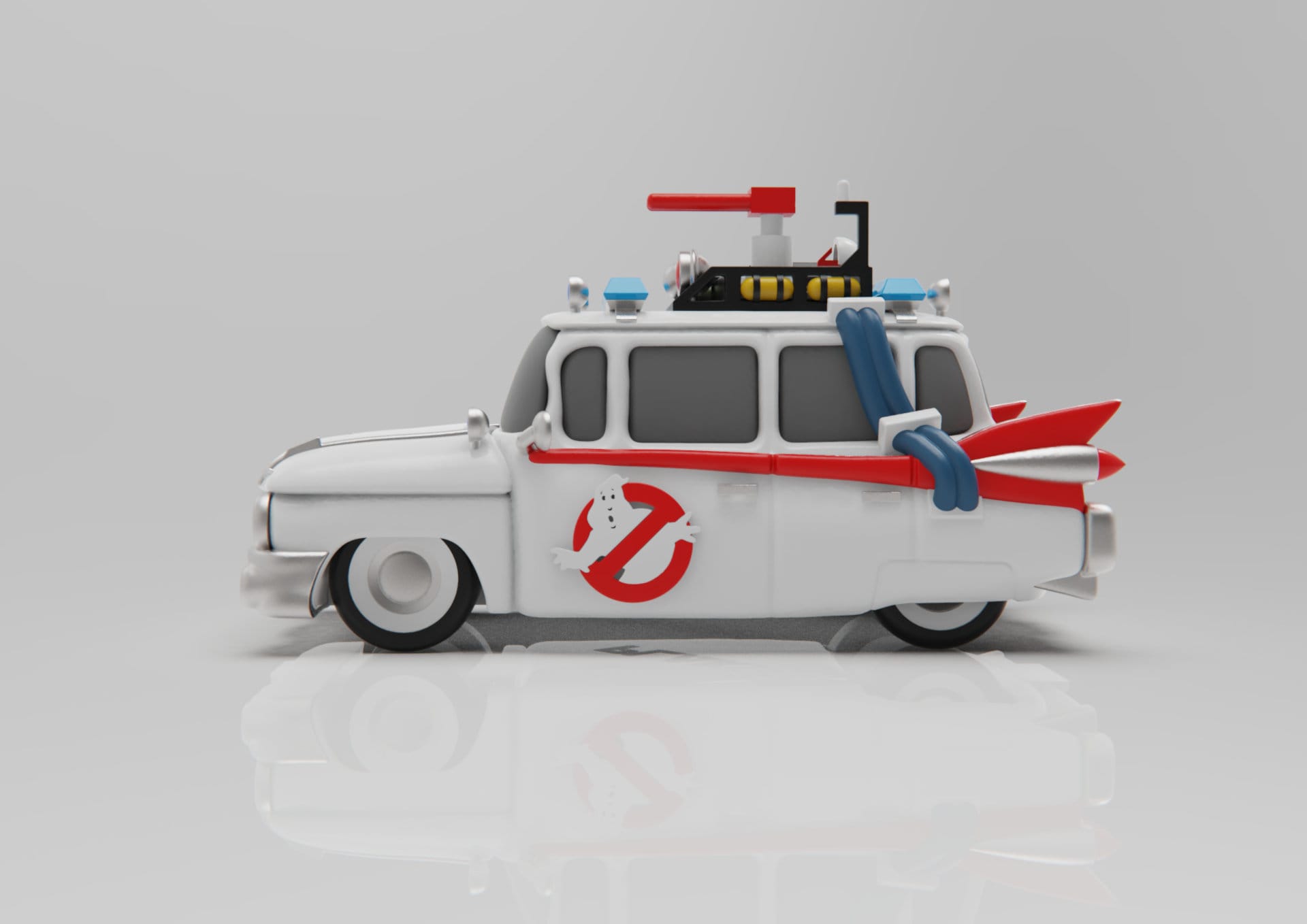 Ghostbusters Ecto 1 Car Model STL Files for 3D Printer - Etsy Australia