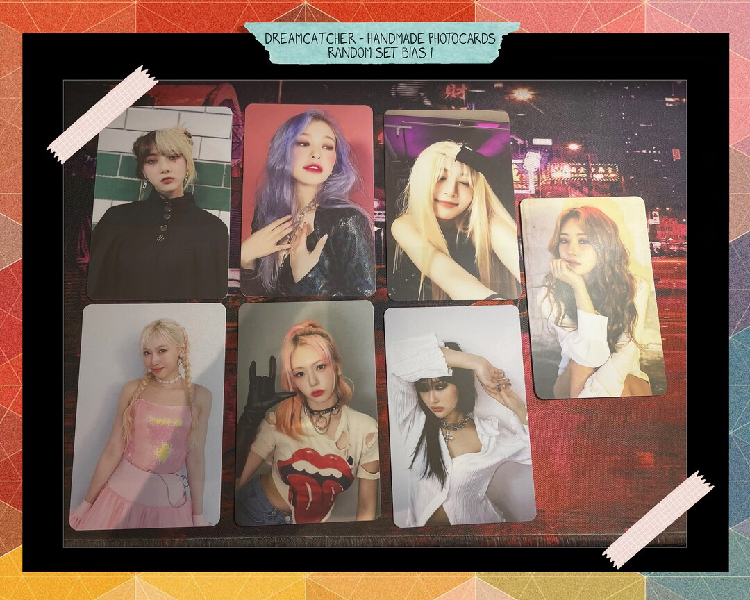 Dreamcatcher - Handmade Photocards - Random Set 1 - Bias - Etsy