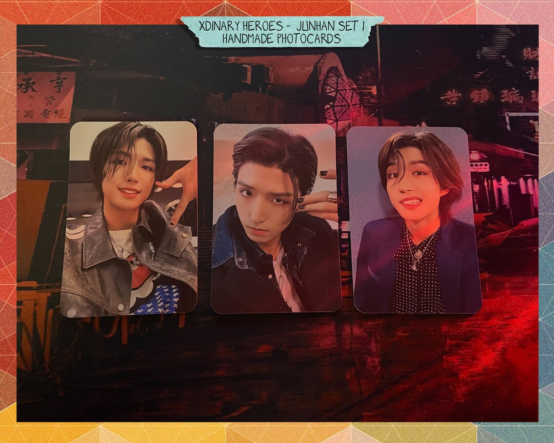 Xdinary Heroes - Junhan Handmade Set 1 - Photocards Bias - Etsy