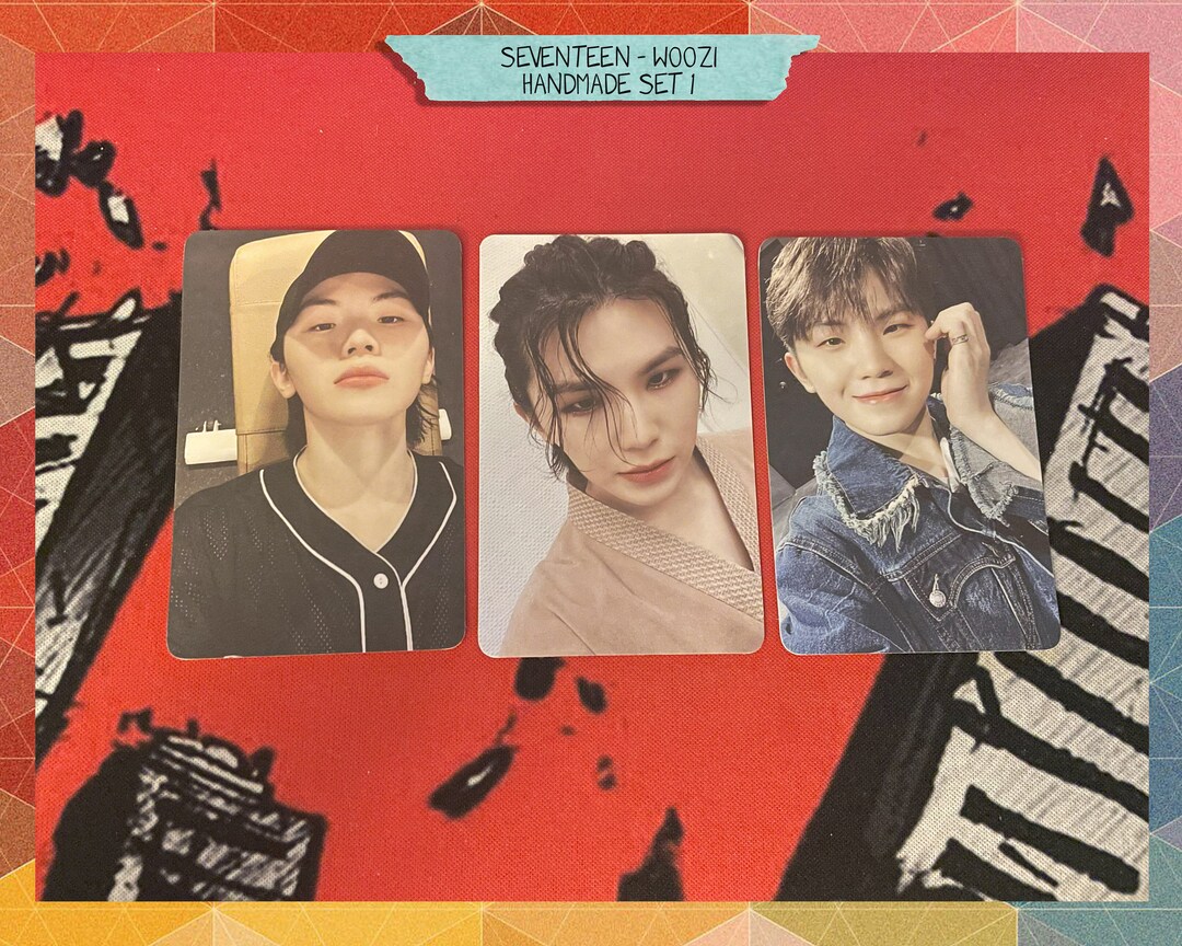 Seventeen - Woozi Handmade Set 1 - Photocards Bias - Etsy