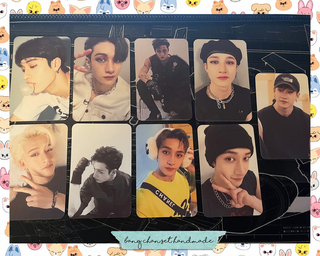 Stray Kids - Bang Chan Handmade Set 5 - Photocards Bias - Etsy