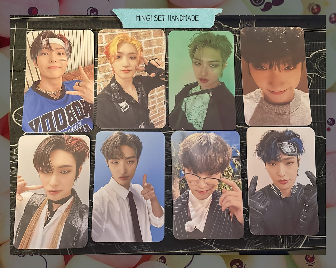 Ateez - Mingi Handmade Set 2 - Photocards Bias - Etsy