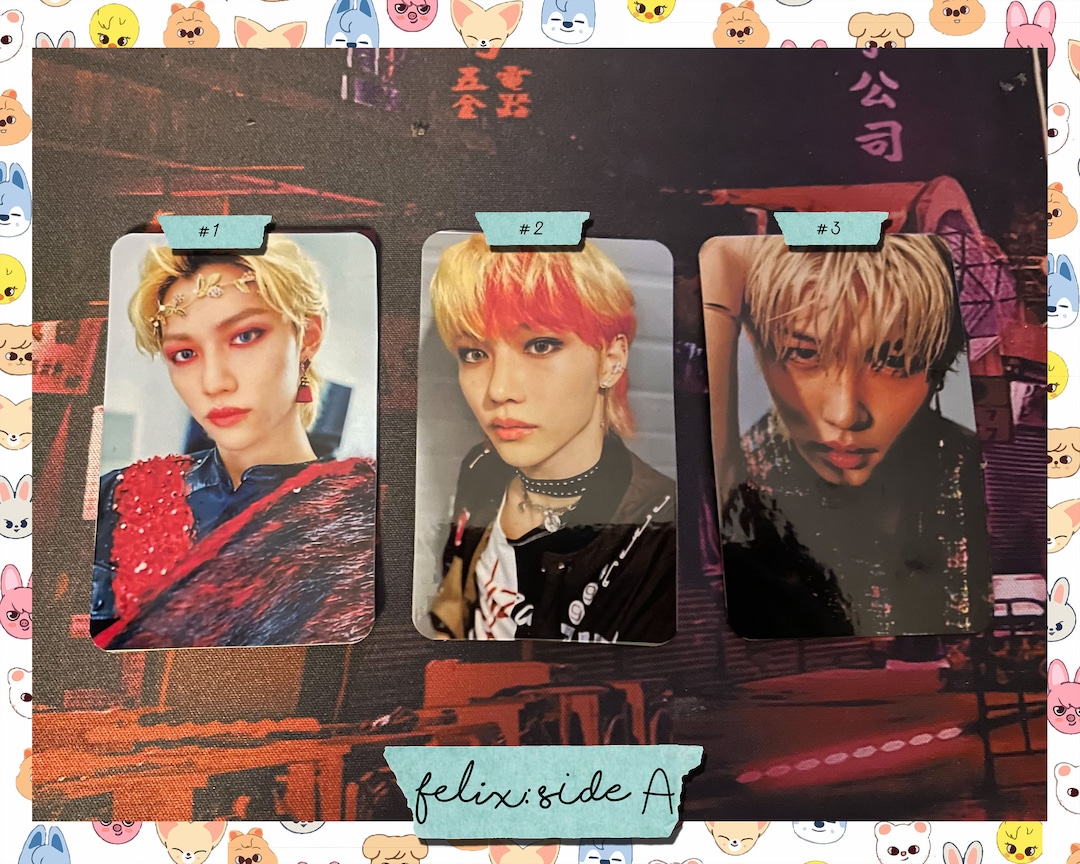 Stray Kids - Felix Double Side Handmade Set - Photocards Bias - Etsy
