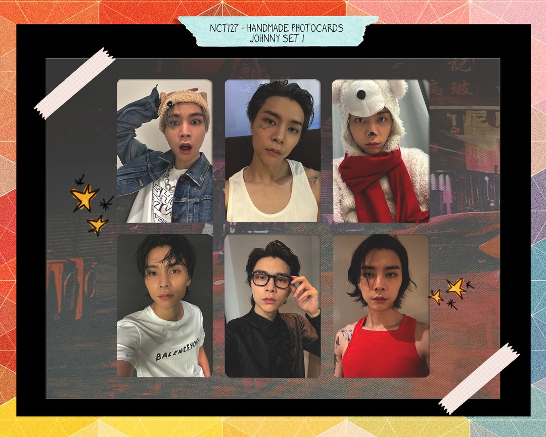 NCT 127 - Handmade Johnny Set 1 - Photocards Bias - Etsy