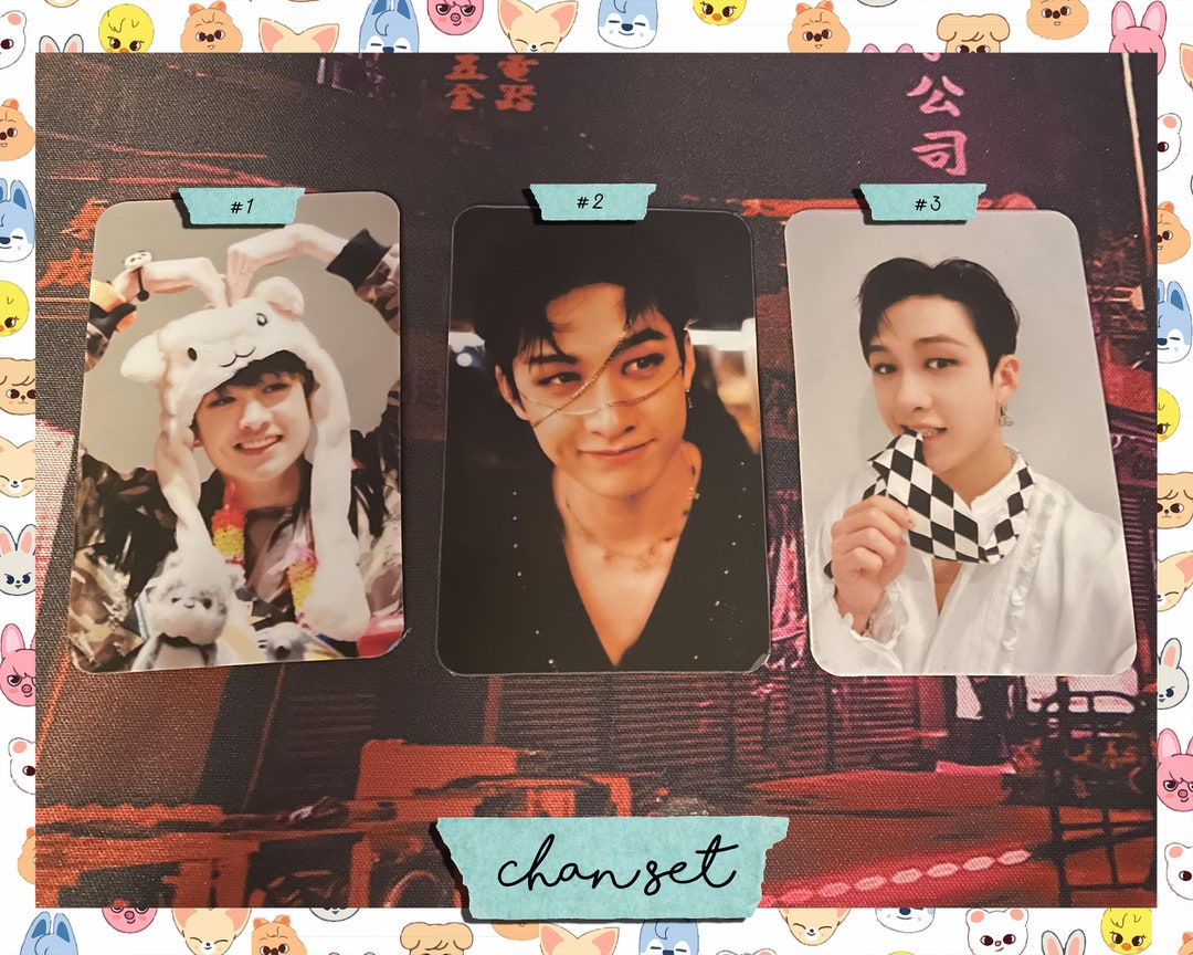 Stray Kids - Bang Chan Handmade Set 3 - Photocards Bias - Etsy