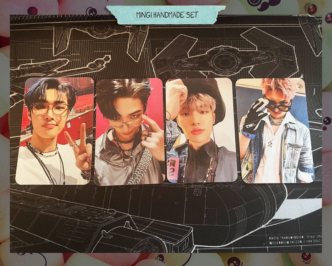 Ateez - Mingi Handmade Set 3 - Photocards Bias - Etsy