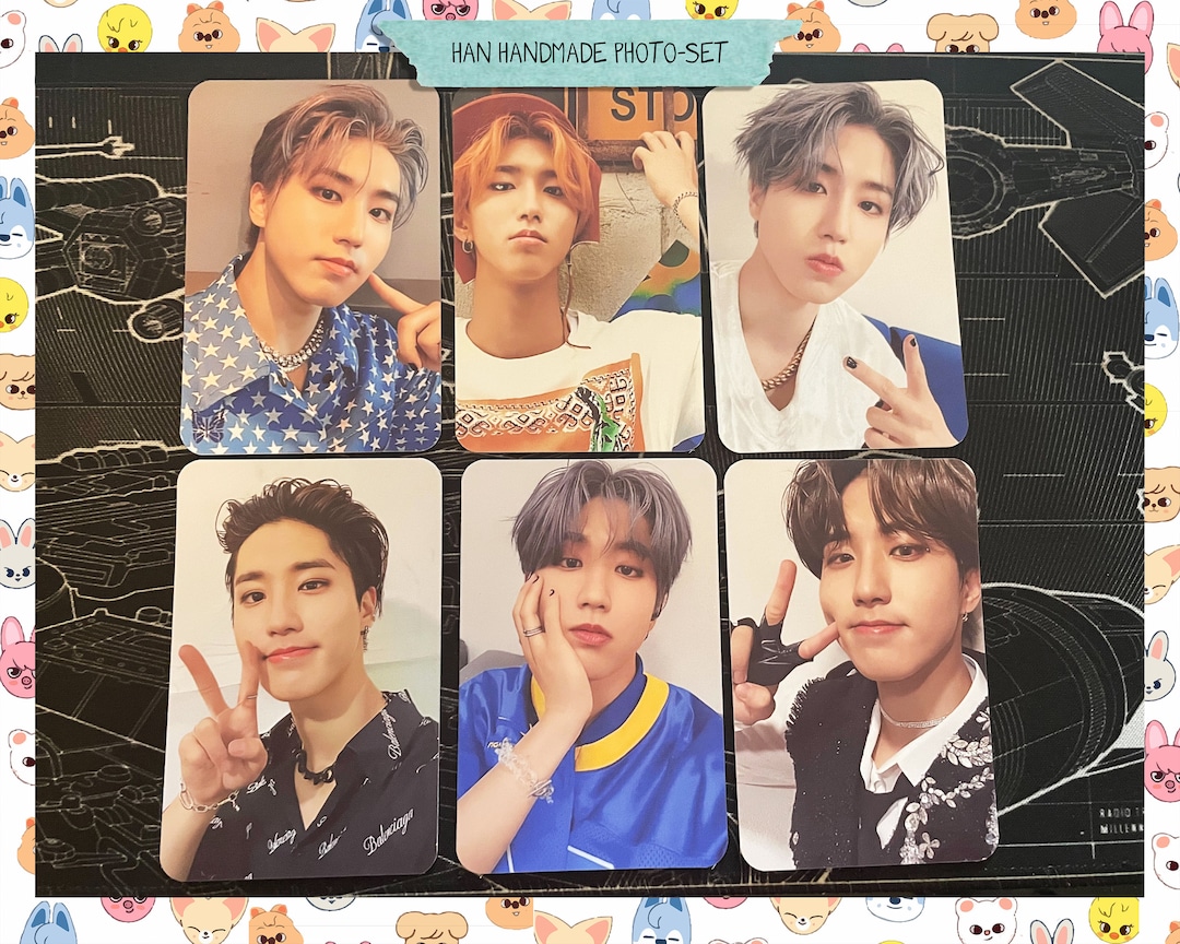 Stray Kids - Han Handmade Set 6 - Photocards Bias - Etsy