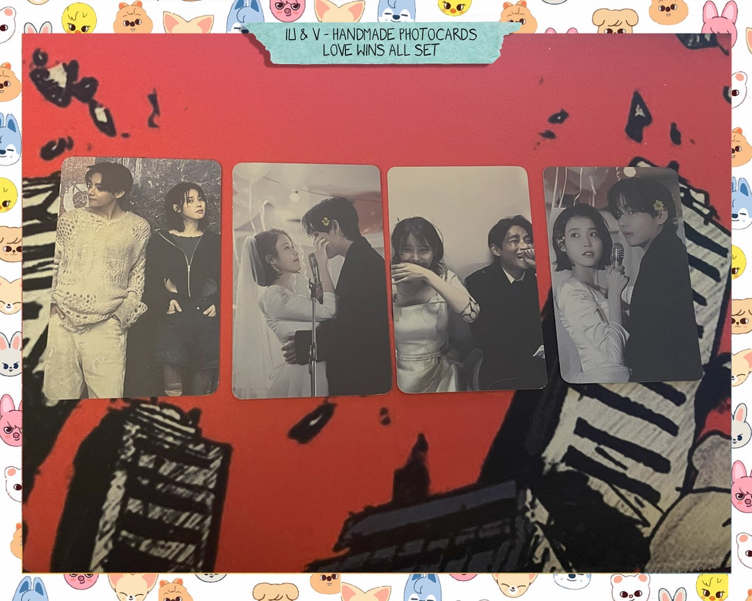 Iu & V - Handmade Photocards - Love Wins All Set 1 - Etsy