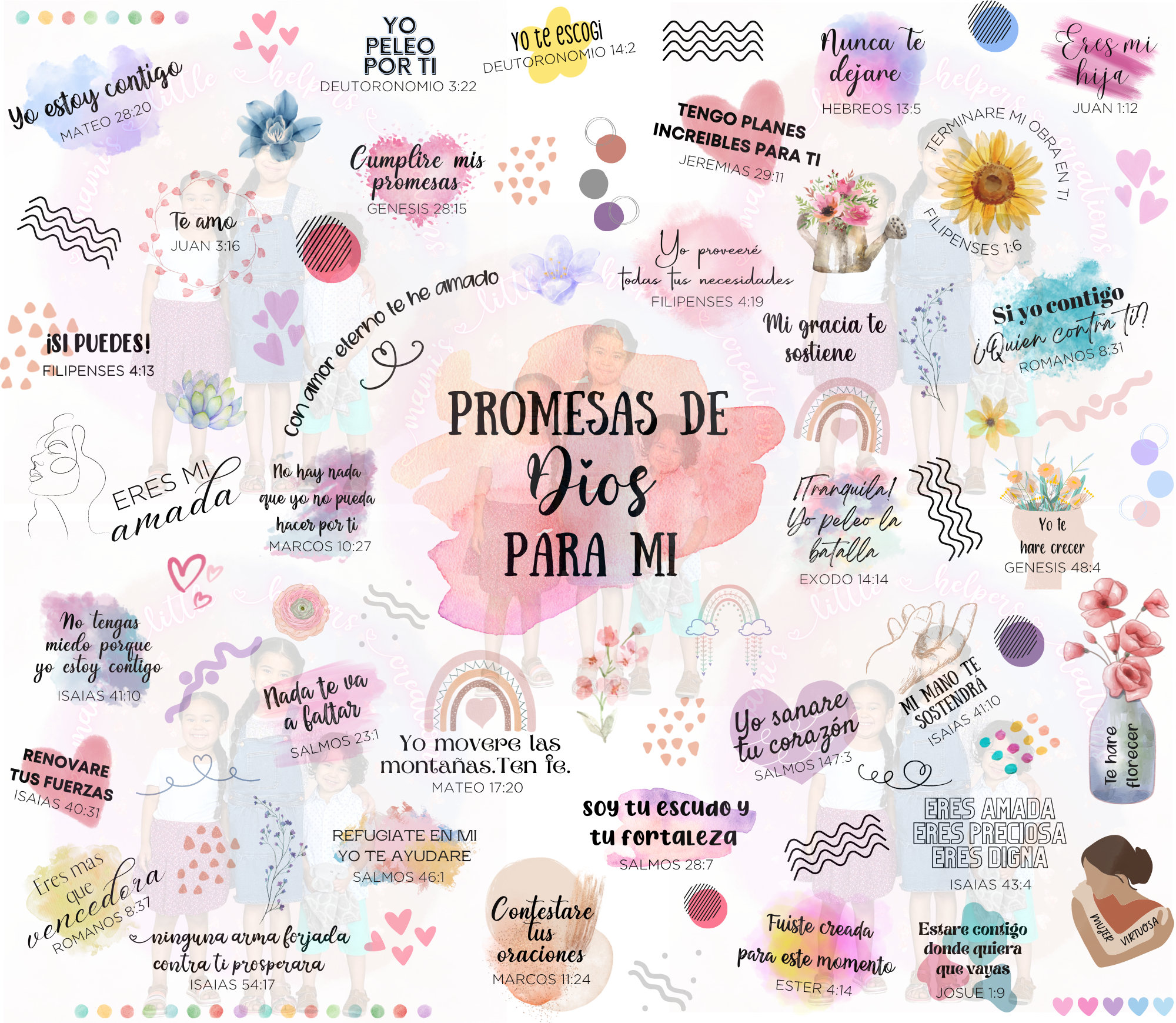 Promesas De Dios Para Mi 20 Oz Tumbler Wrap Straight - Etsy