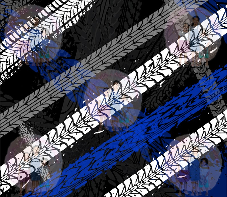 Blue Tire Tracks Tumbler Wrap 20 Oz Tumbler Straight - Etsy