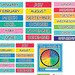 Happy Place Printable Classroom Calendar Bulletin Board Set, With ...