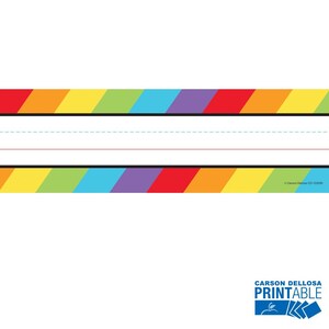Rainbow Printable Name Cards, Kindness, Editable Desk Nameplates ...
