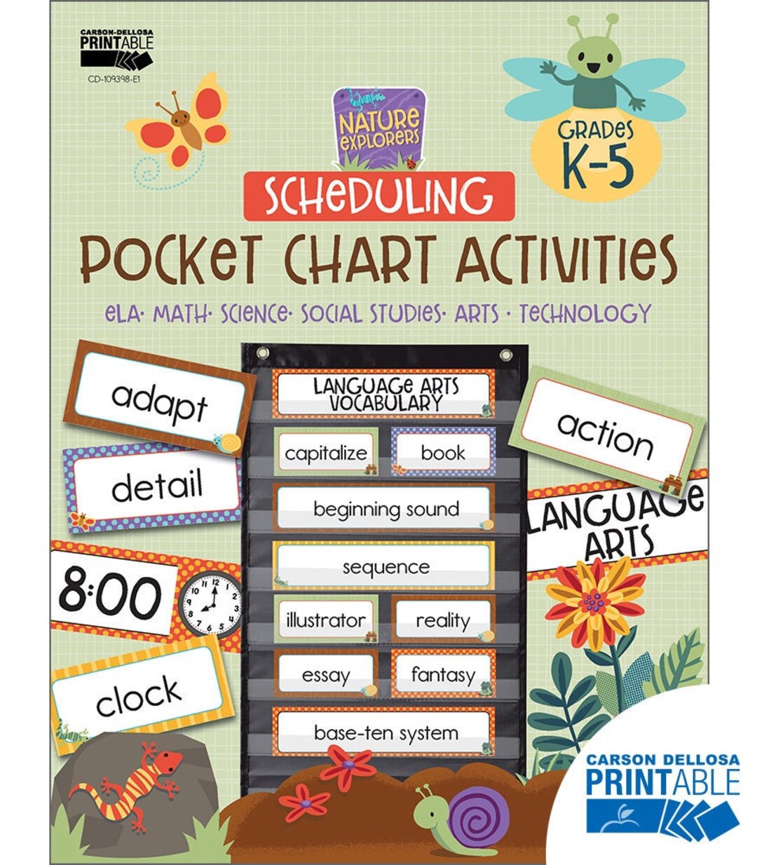 Nature Explorers Scheduling Pocket Chart Activities - Etsy