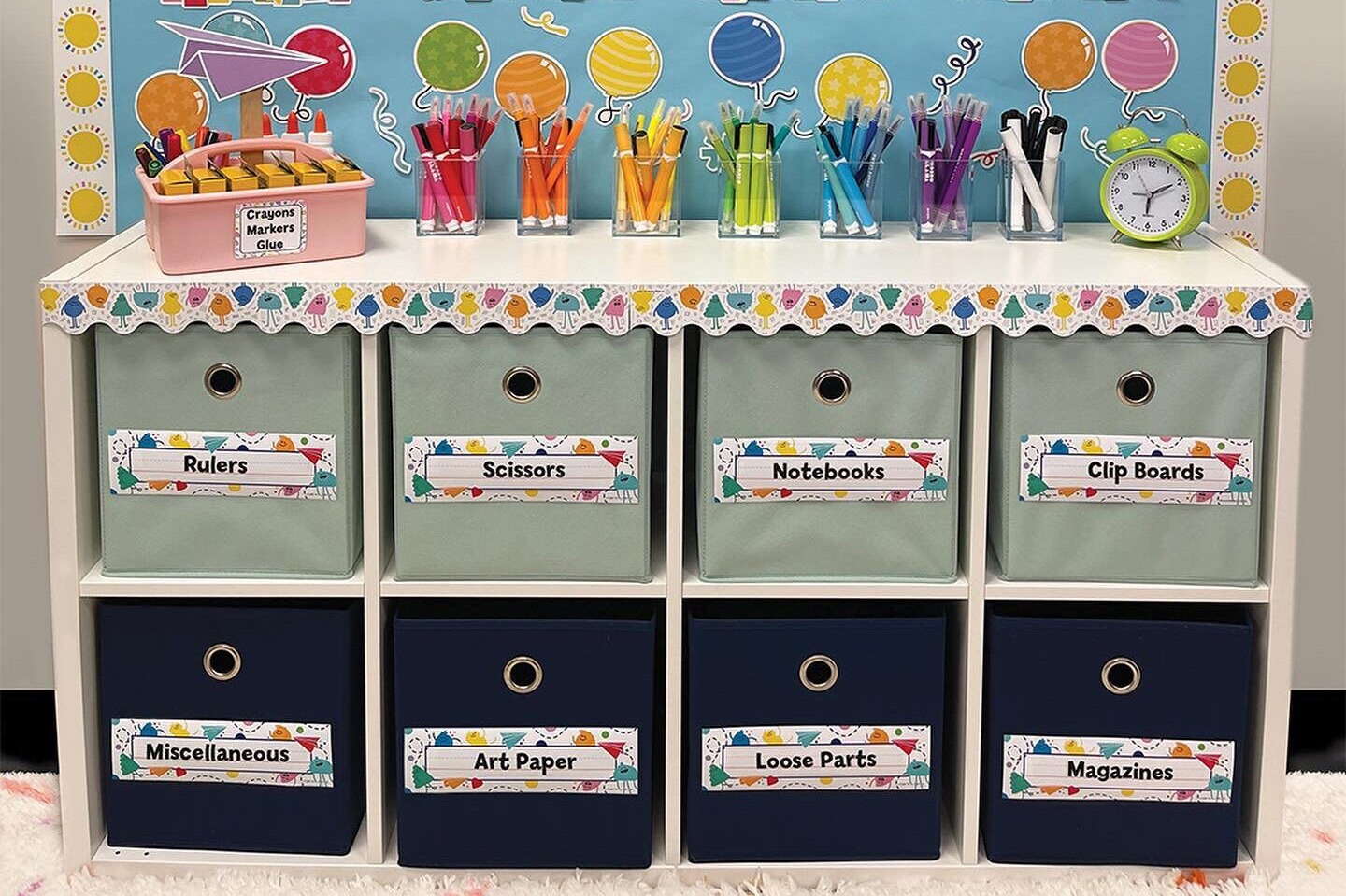 Happy Place Printable & Editable Nameplates, Student Desk, Greenery ...