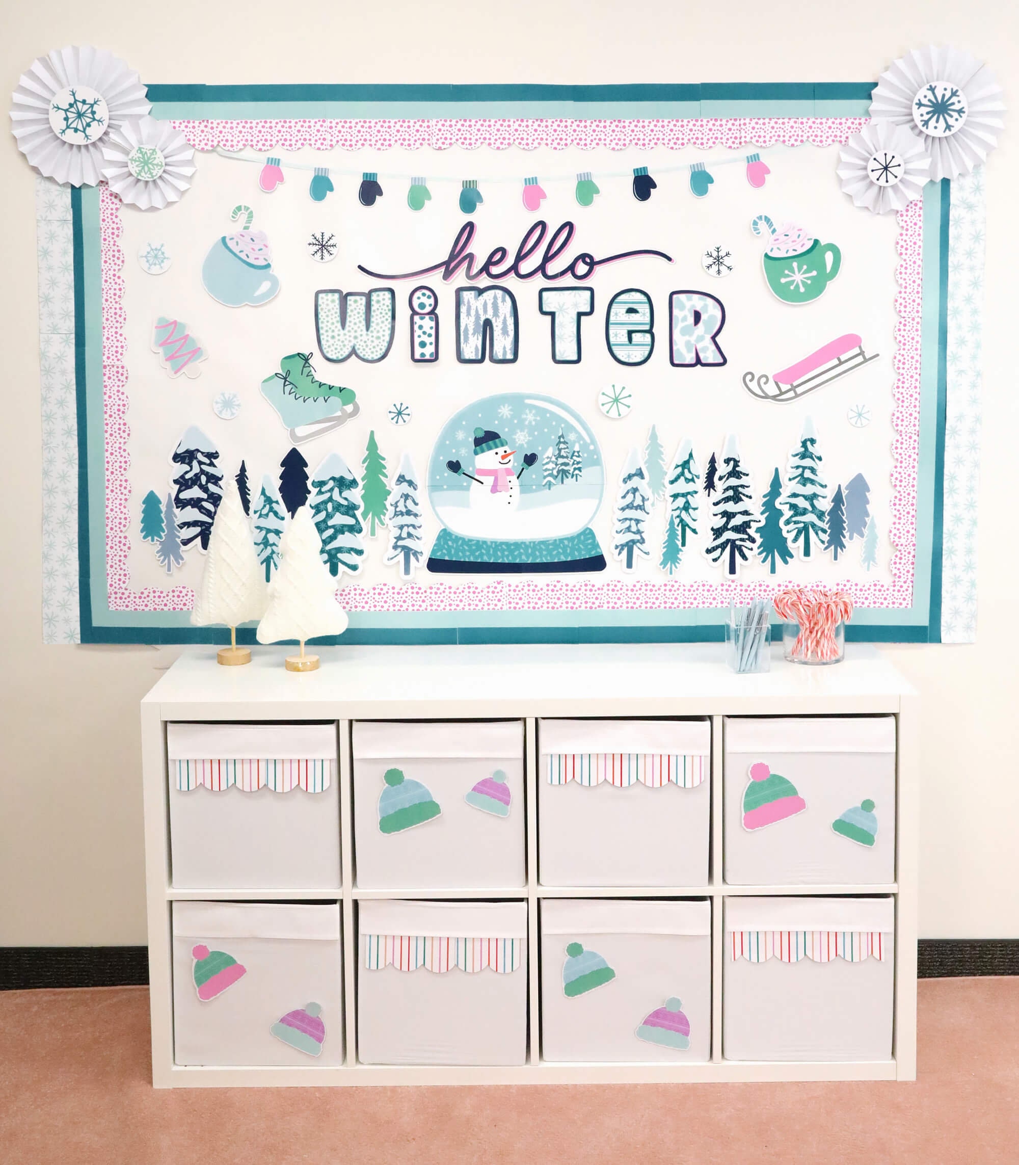 Hello Winter Printable Classroom Décor Bundle Winter - Etsy