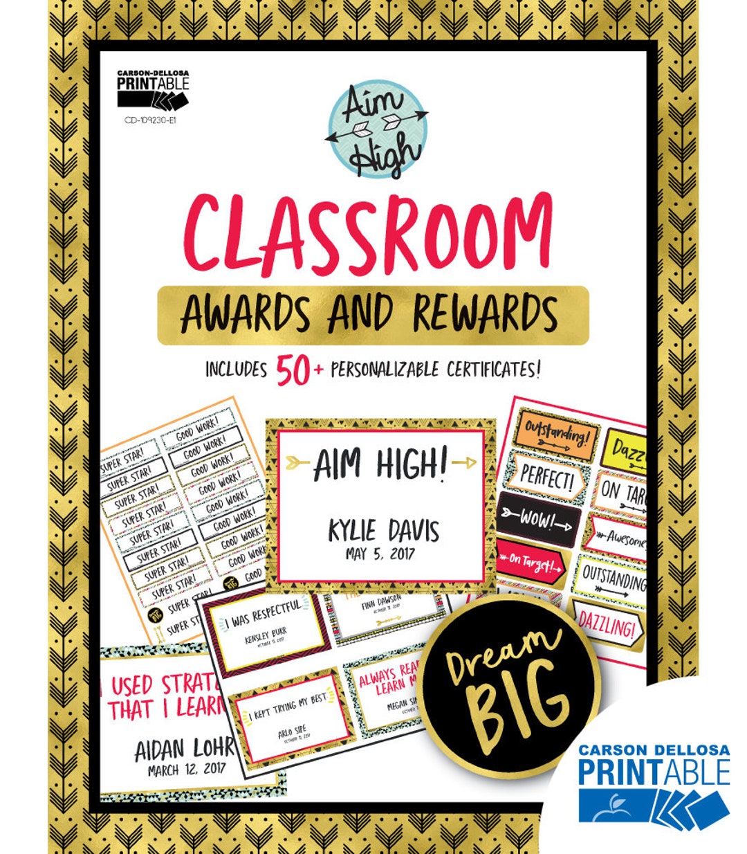 Aim High Classroom Awards and Rewards - Etsy